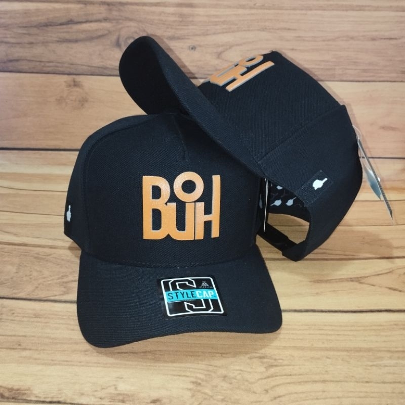 Boné BuH Masculino Feminino Lançamento Aba Curva Snapback | Shopee Brasil