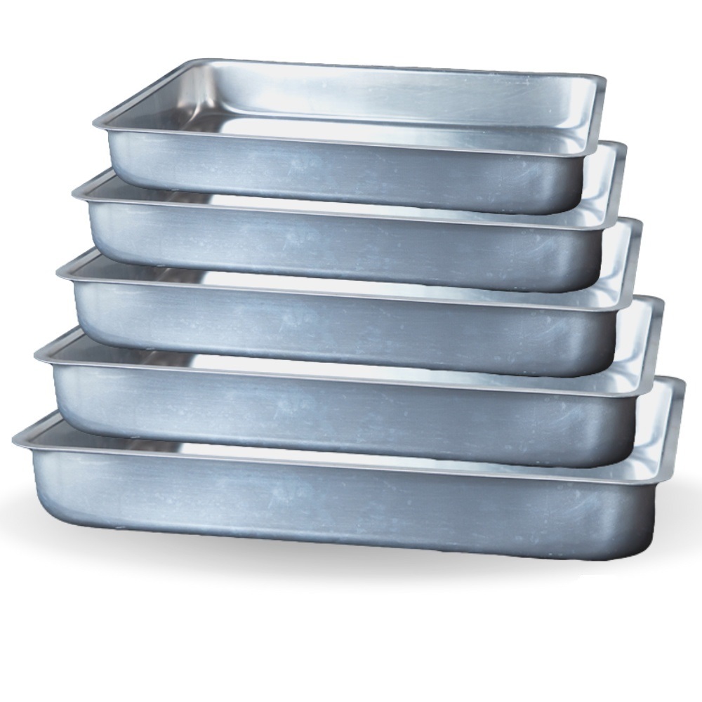 Assadeiras 5 PEÇAS Jogo de formas para bolo retangular alumínio alta n1 ...