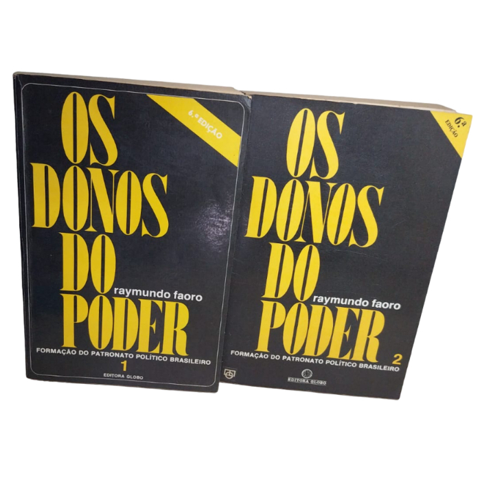 Os Donos do Poder : Vol 1/2- Raymundo Faoro | Shopee Brasil