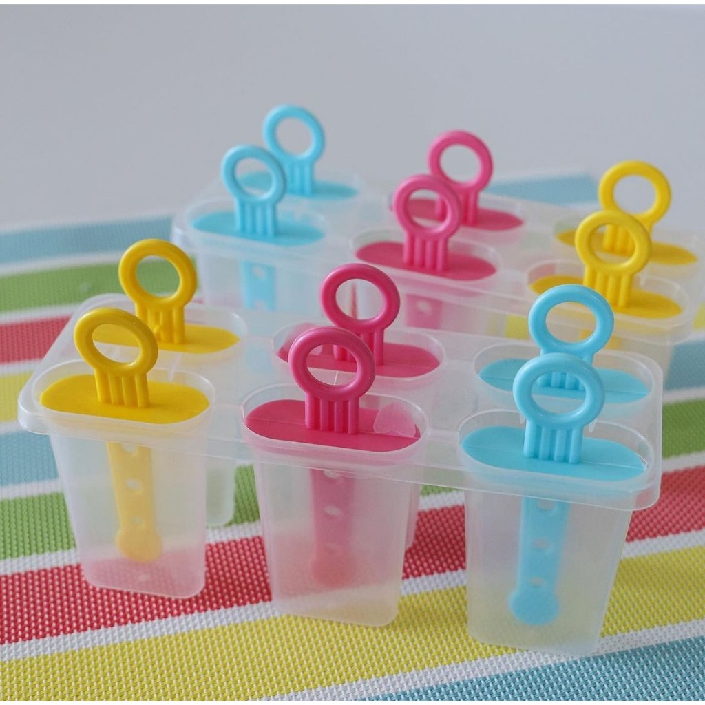 Forma de Sorvete Plástica, Para 6 Picolés, Prática e Divertida EM3923 ...