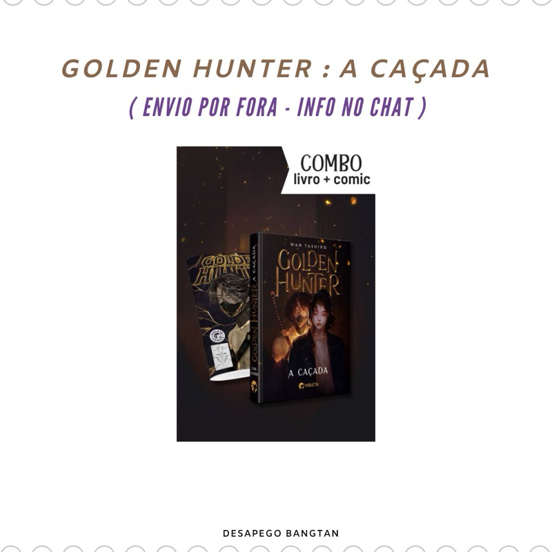 GOLDEN HUNTER LIVRO FICÇÃO AÇÃO E ROMANCE CAPA DURA ADULTO PRÉ VENDA ...