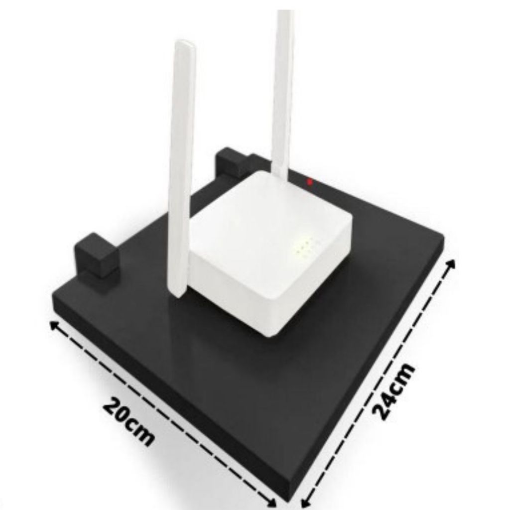 Suporte Porta Modem Prateleira - Branco ou Preto | Shopee Brasil