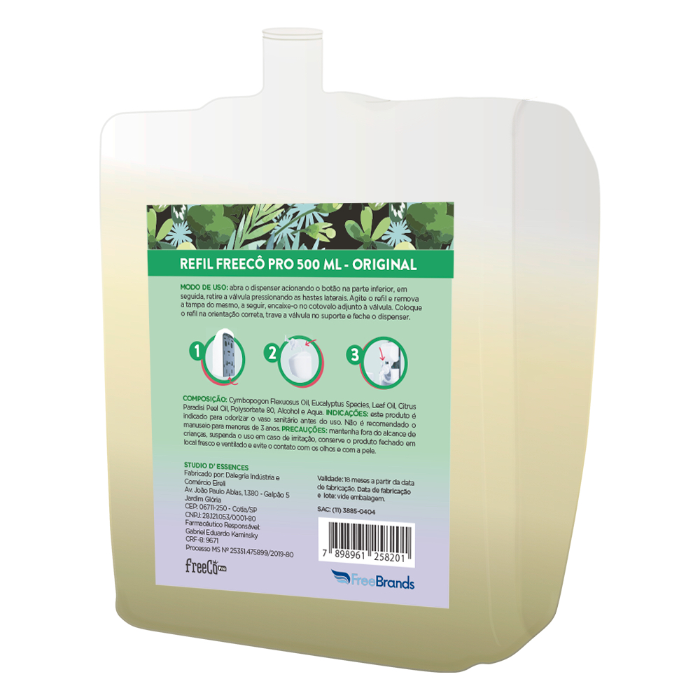 FreeCô Pro Refil Bloqueador de Odores Sanitários | Shopee Brasil