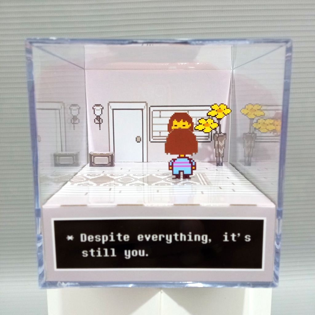 Cubo Diorama Undertale Espelho | Shopee Brasil