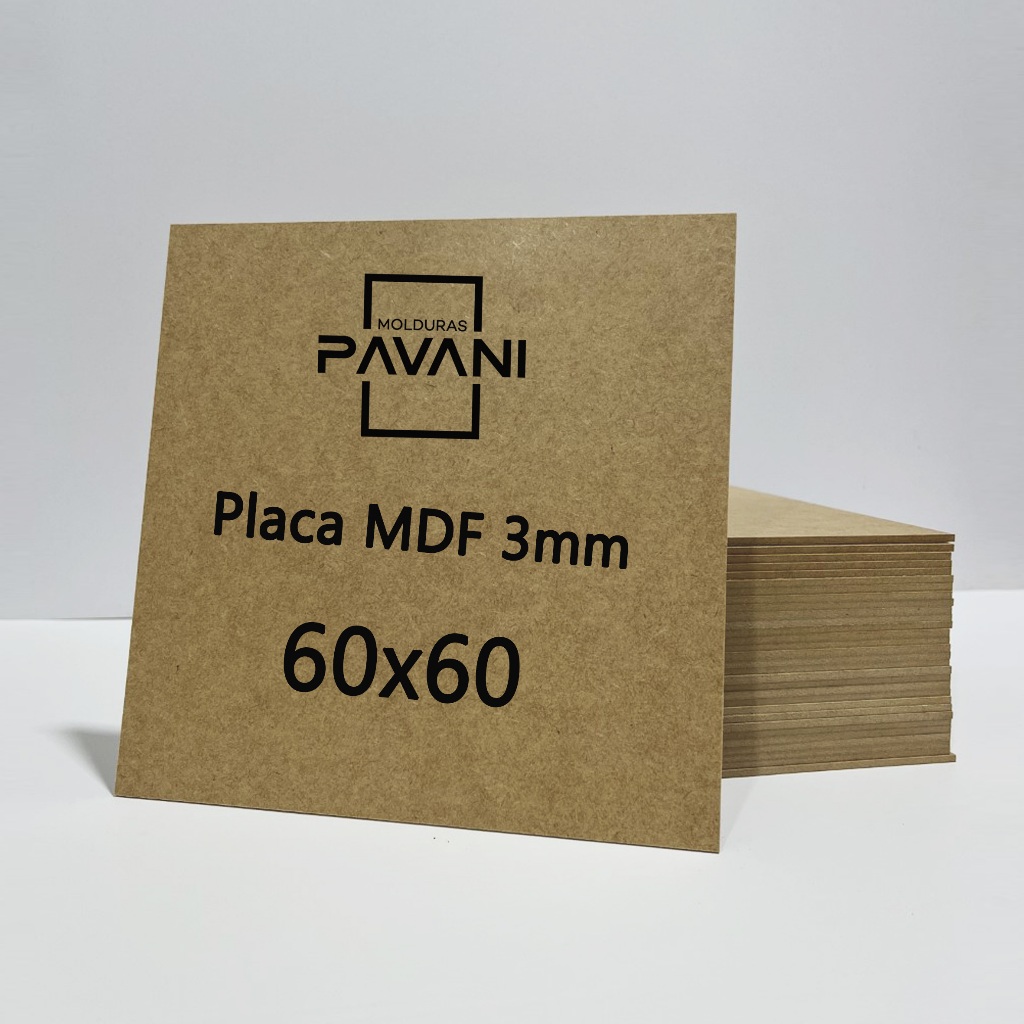 PLACA MDF CRU 3MM 60X60 - 1 UNID - P/DECORAÇÃO E ARTESANATO | Shopee Brasil