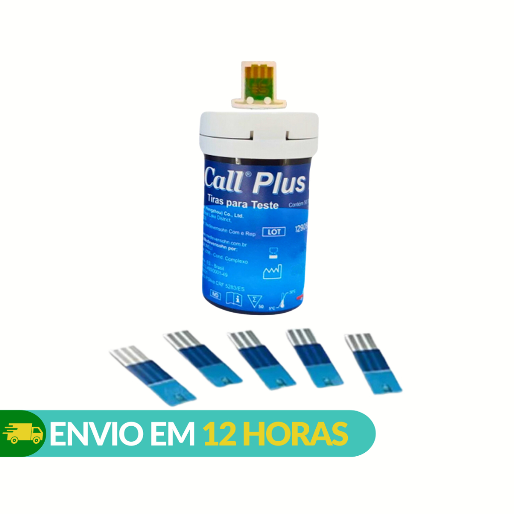 Fita Reagente Medir Glicose On callplus 2 | Shopee Brasil