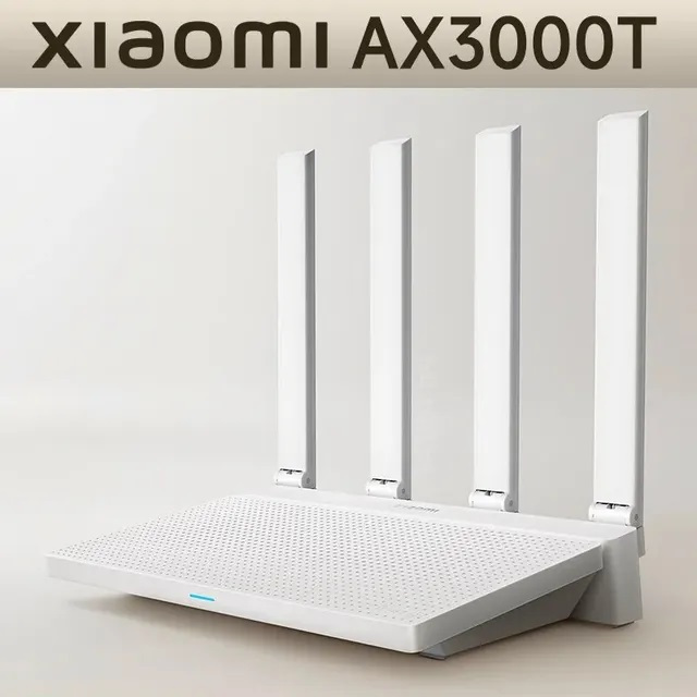 Roteador Xiaomi-AX3000T IPTV Mesh Networking Router, Gigabit Portas Ethernet, Gaming Accelerator ...