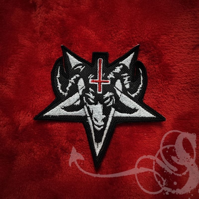 Patch Bordado Satanic Goat, Bode, Baphomet | Shopee Brasil