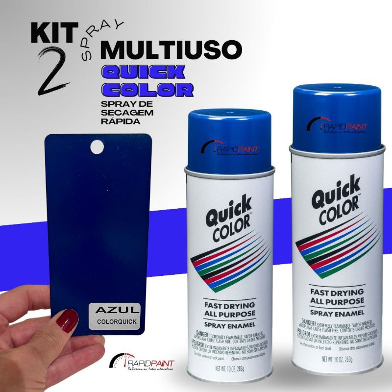 KIT SPRAY AZUL 2 Tubos IMPORTADO USA RUST OLEUM | Shopee Brasil