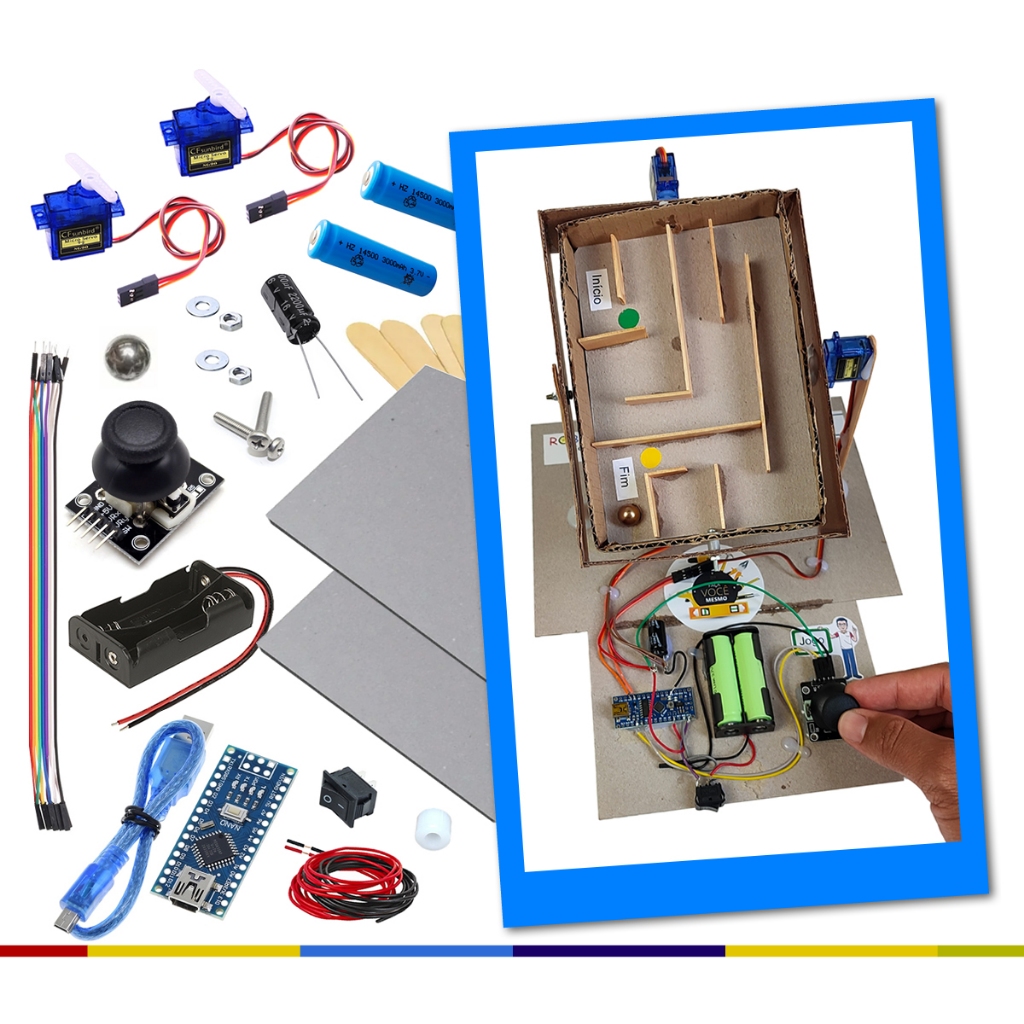 Jogo Labirinto - Kit Arduino com Joystick | Shopee Brasil