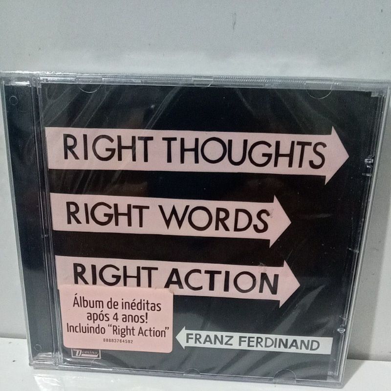 Cd Franz Ferdinand Right Thoughts Right Words Right Action Lacrado de ...