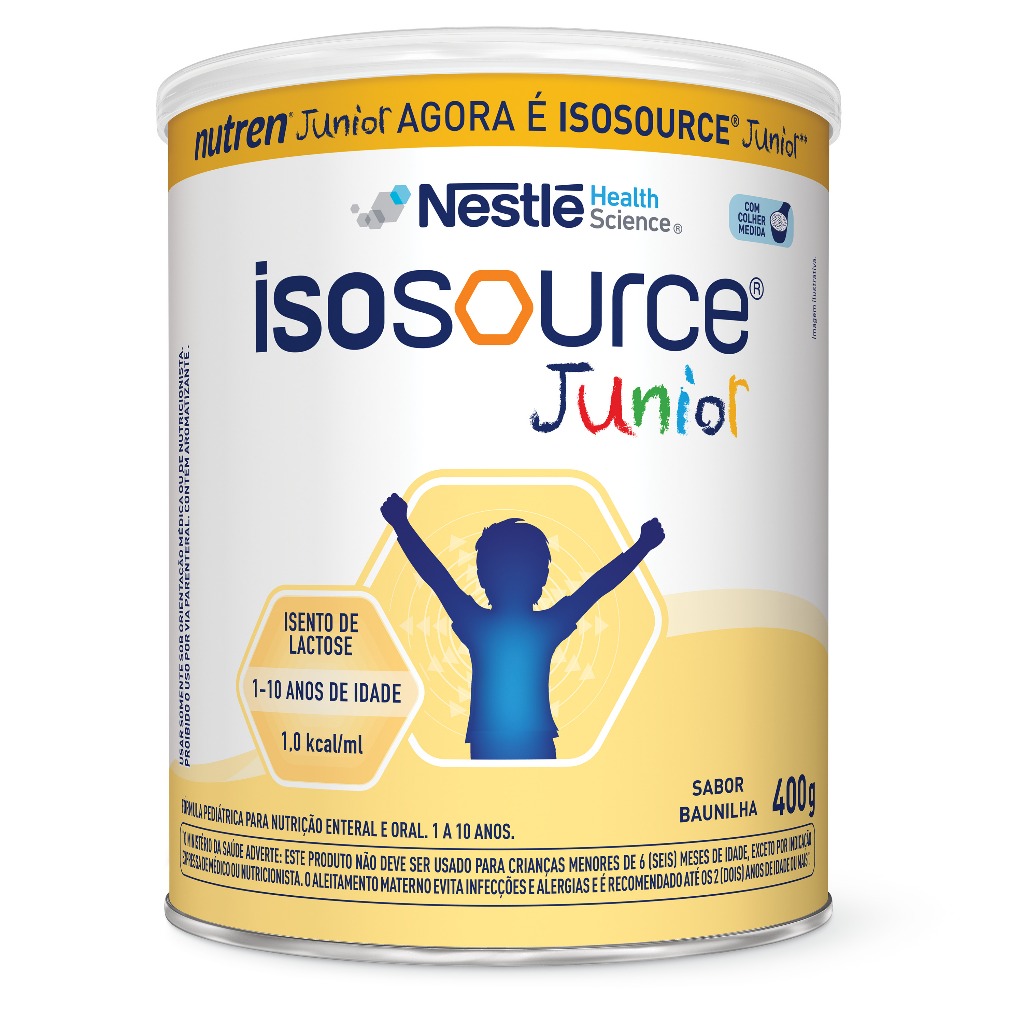 Isosource Junior 400gr, Nestlé (antigo Nutren Junior) | Shopee Brasil
