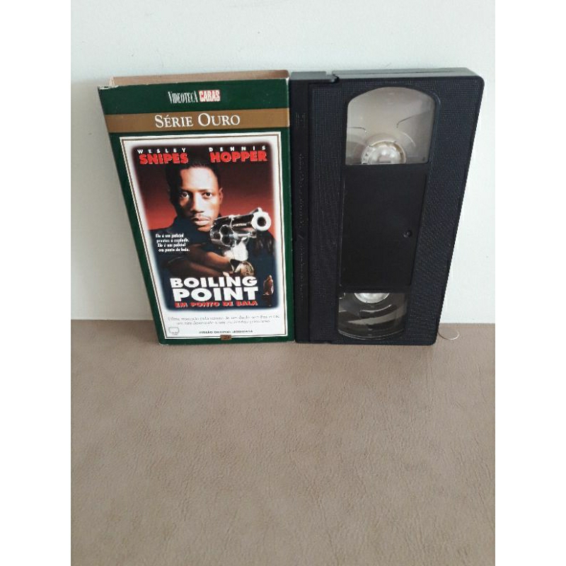 Fita Vhs Boiling Point Em Ponto De Bala - Videoteca Caras Série Ouro ...