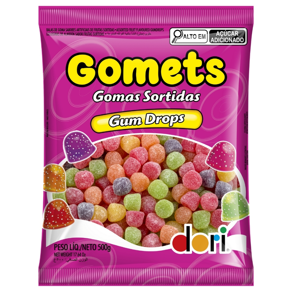 Bala De Goma Jujuba Gomets C/ 500g - Dori | Shopee Brasil