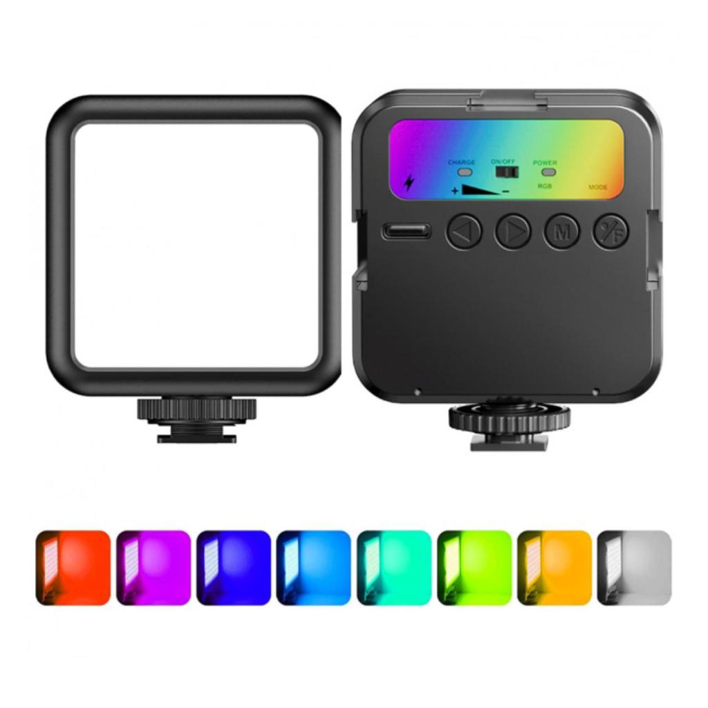Mini Luz Led RGB Fotos Videos 5600K Recarregável Tomate MLG-106 - Faz a ...