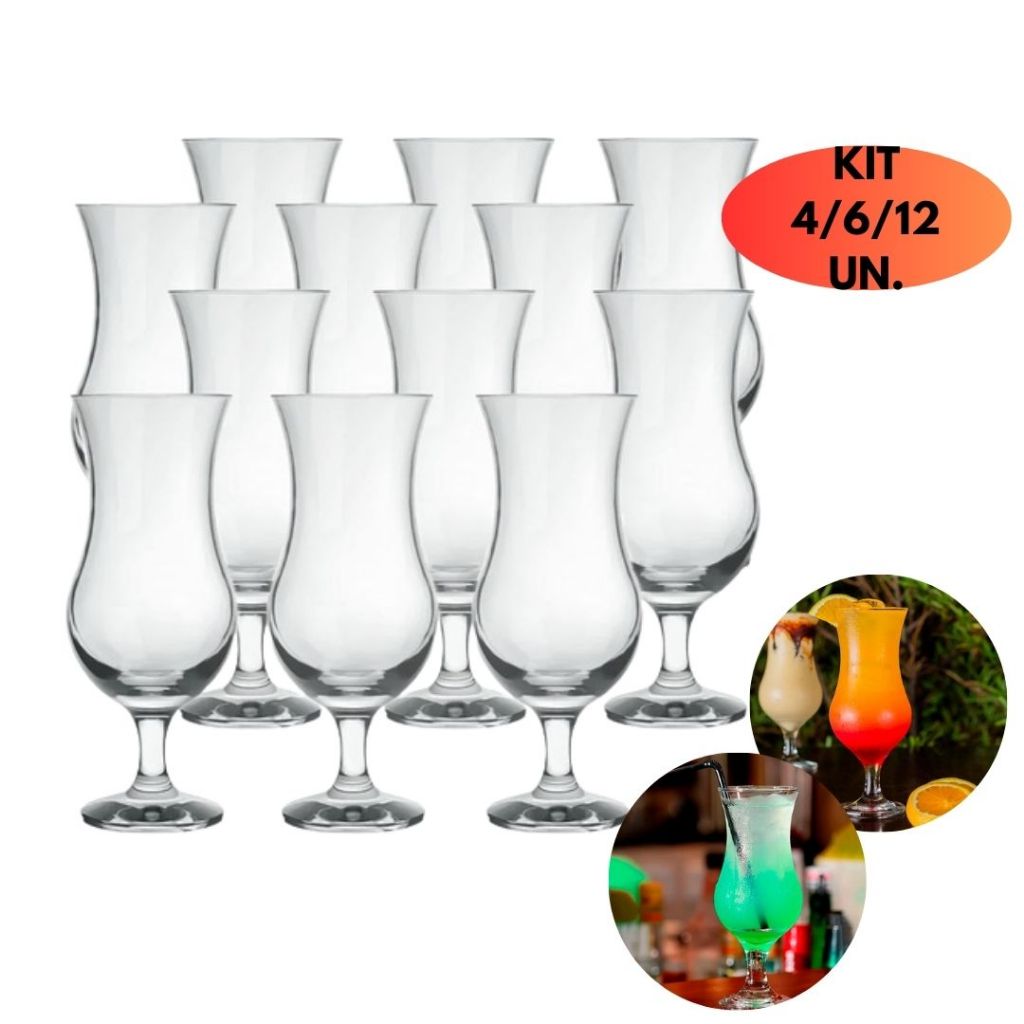Jogo Taça Coquetel Vidro Drink 4/6/12 Un. Windsor 355ML Bar Restaurante ...
