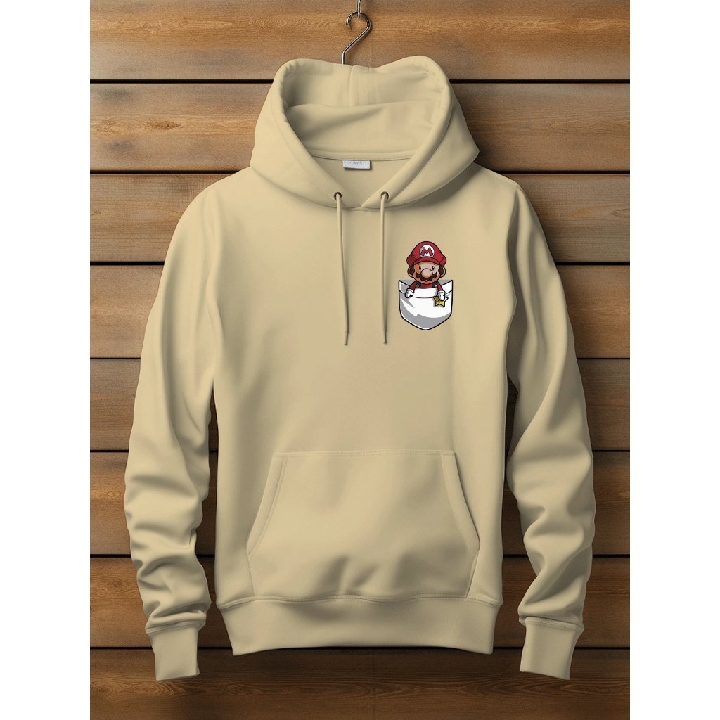 Blusa De Frio Moletom Canguru Blusão Geek Nerd Super Mário Estampado Moda Inverno Unissex ...