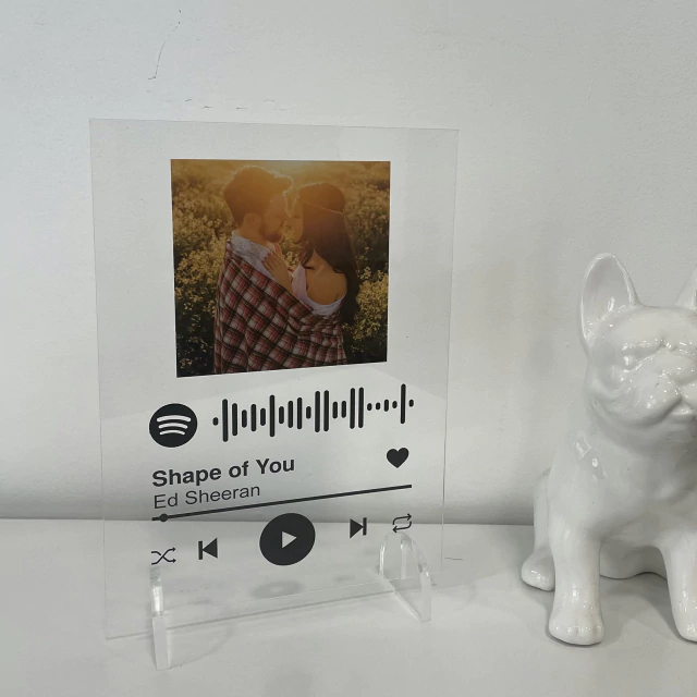 Placa Acrílico Spotify Personalizado A4 - Com Base/Suporte | Shopee Brasil
