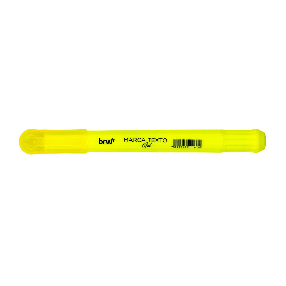 Caneta Marca Texto Em Gel Neon Fluorescente - Brw | Shopee Brasil