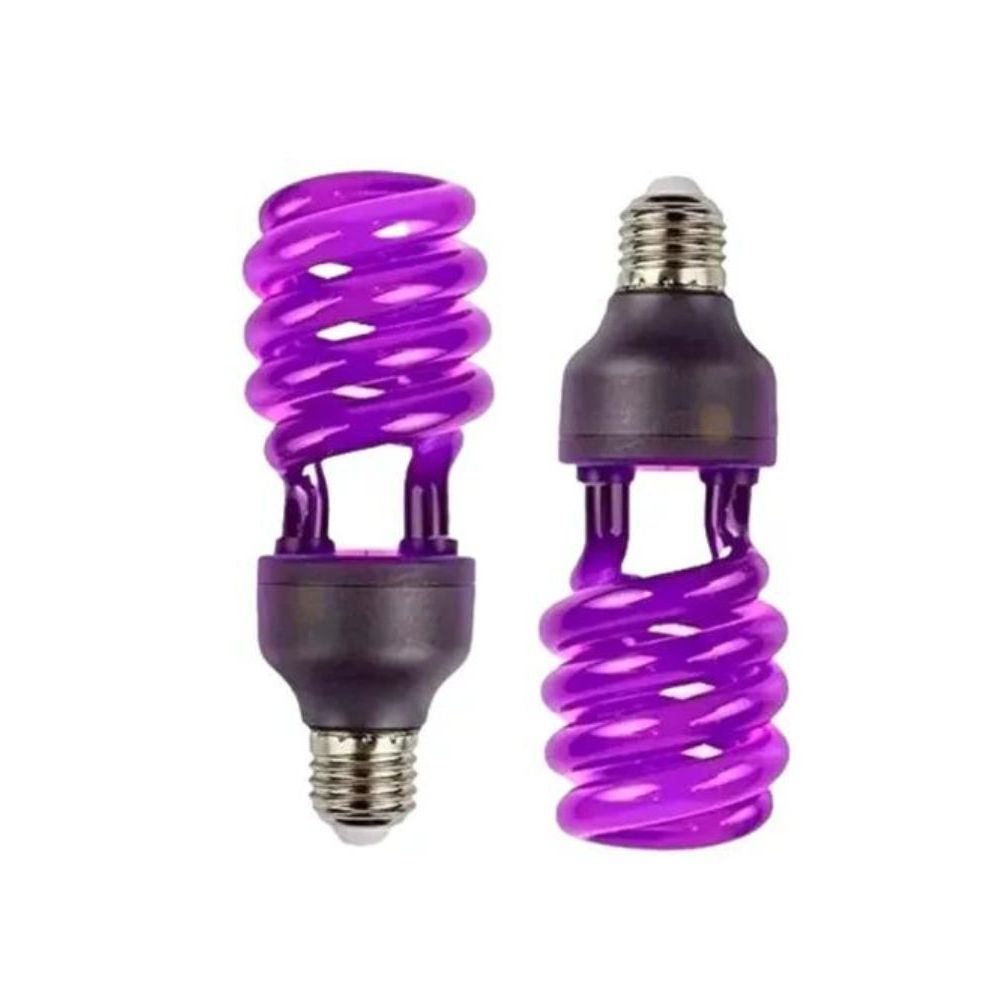 Lâmpada Fluorescente LED de Luz Negra E27 Bivolt 110V/220V Efeito Neon ...