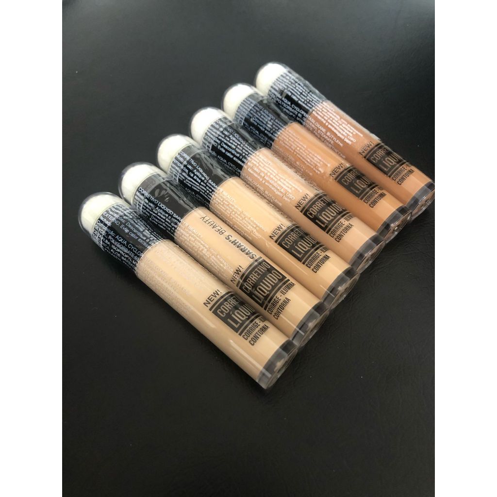 Corretivo Liquido Corrige- Ilumina- Contorna com espojinha aplicador ...