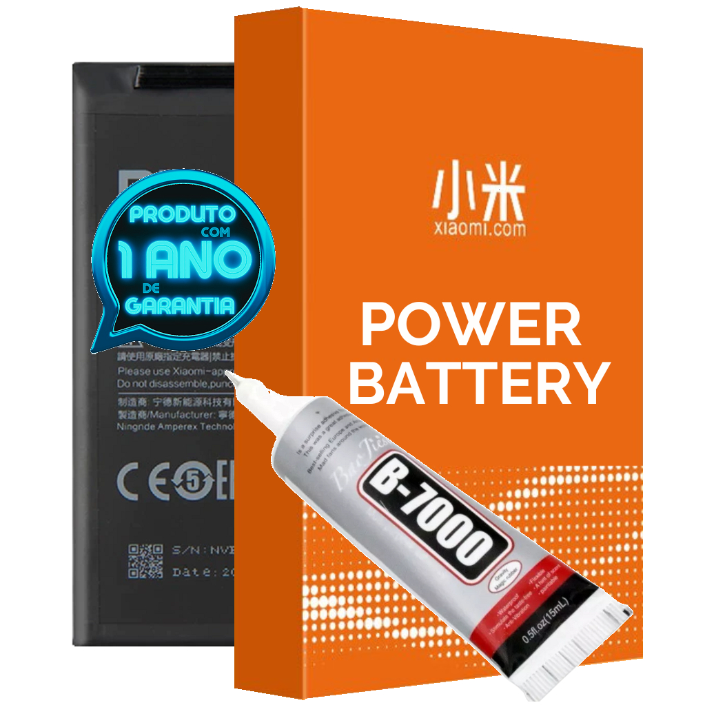 Battria 0rigna! BP41 Compatível Xiaomi Mi 9t / Mi 9t Pro + Cola + 1 Ano ...