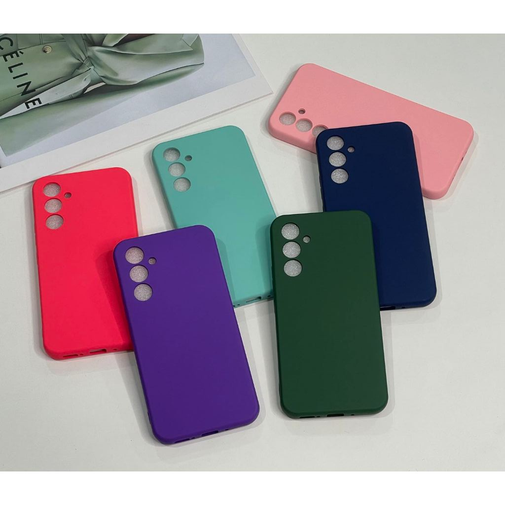 Kit Protetora Capa Capinha + Película Samsung - A54 5g - Silicone Aveludado | Shopee Brasil