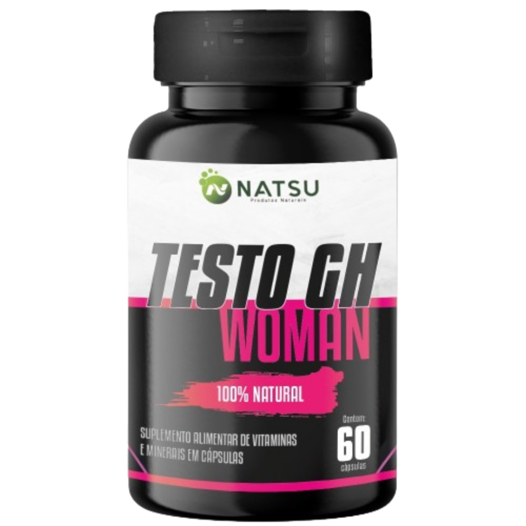 TESTO-GH Power Woman 60 Capsulas - NATSU Suplemento Vitaminico Produto ...
