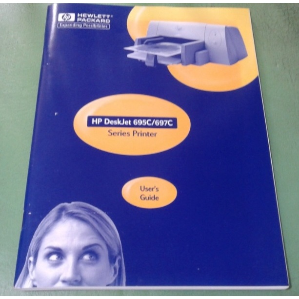 MANUAL ORIGINAL: IMPRESSORA HP-695C / 697C ( USER´S GUIDE ) IMPECÁVEL ...