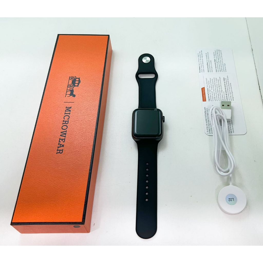 Smartwatch W59 Mini Pro 41mm Microwear Original GPS, NFC faz e Recebe ...