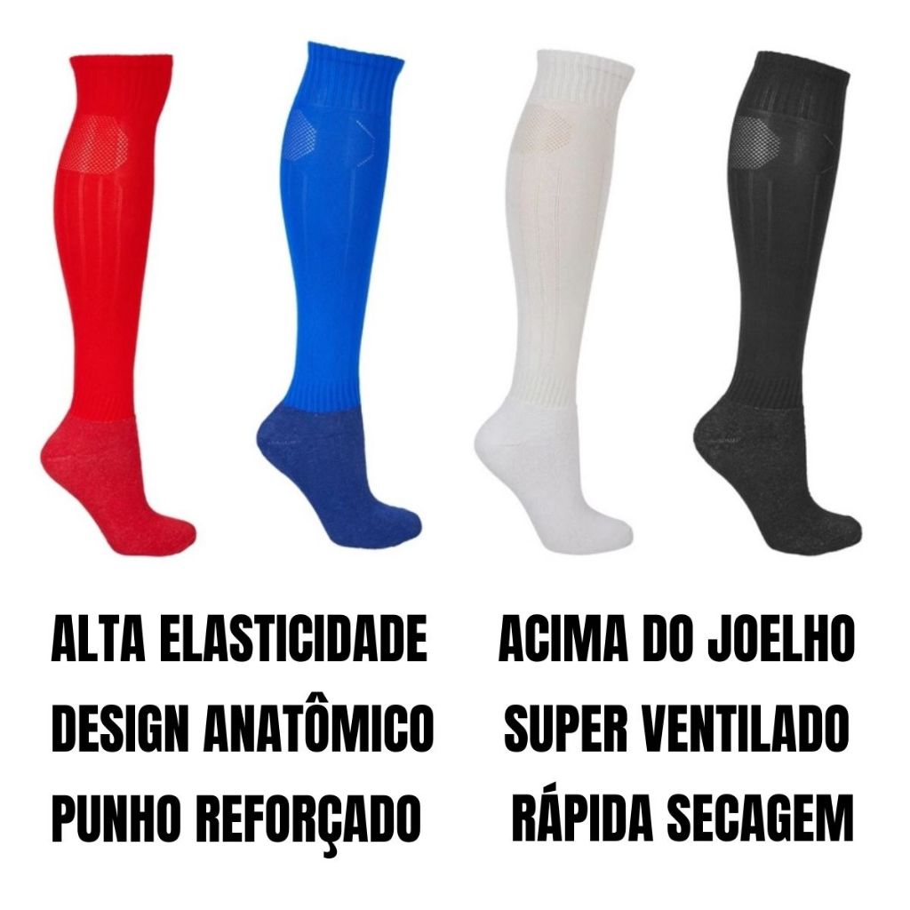 Meião De Futebol Kanxa Esportivo Profissional Adulto 39/44 | Shopee Brasil