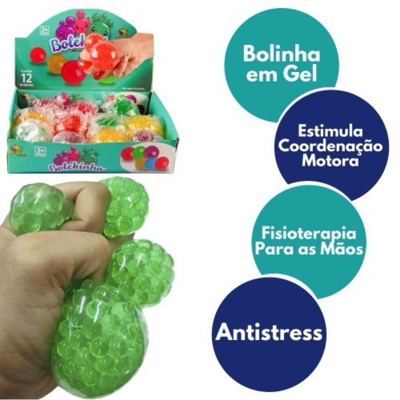 Bola de Uva Colorida Pra aliviar o Estresse Pop it ant estresse Squeeze ...