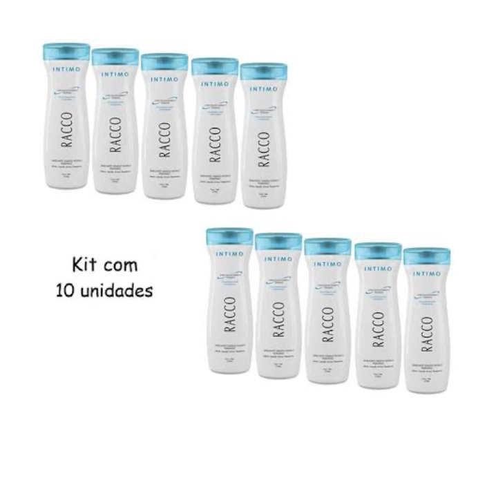 RACCO KIT COM 10 SABONETE LIQUIDO INTIMO TRADICIONAL FEMININO RACCO ...