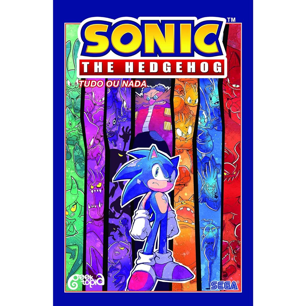 livro - Sonic The Hedgehog – Volume 7: Tudo ou nada: ( ACOMPANHA PÔSTER ...