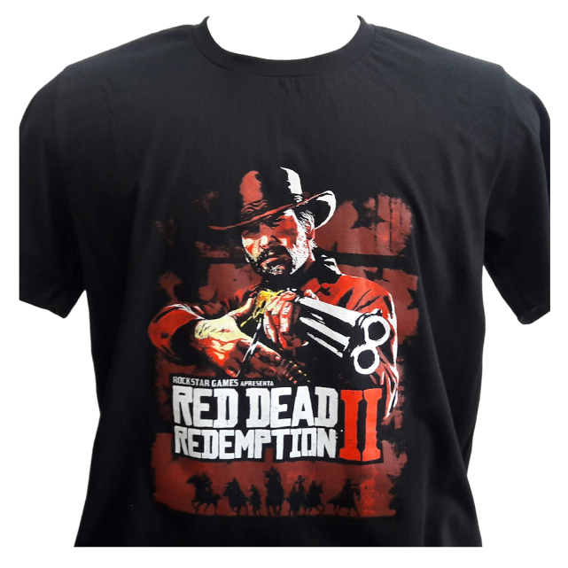 Camiseta Red Dead Redemption 2 | Shopee Brasil