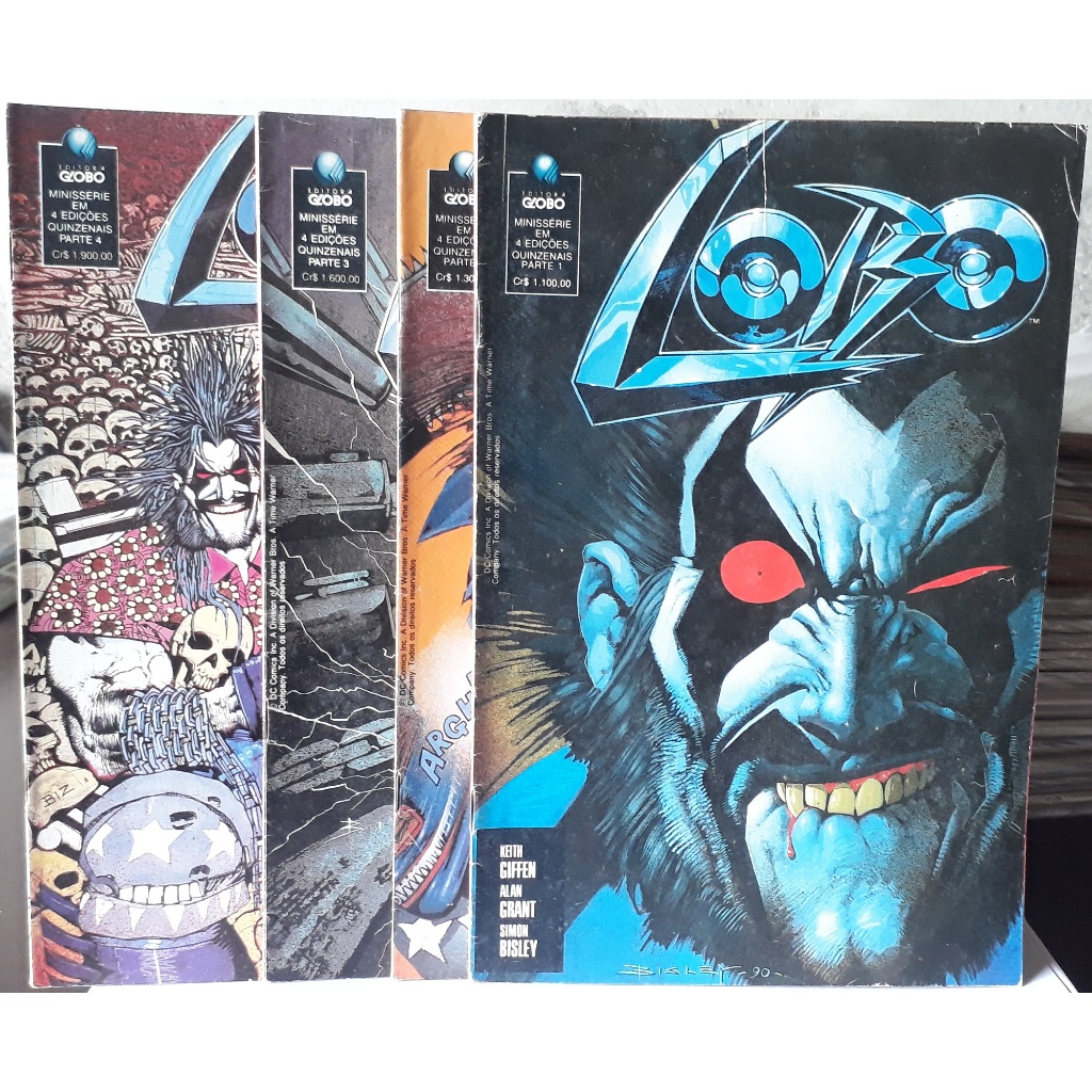 Lobo (minissérie COMPLETA, 4 edições) - HQ / Quadrinhos / Editora Globo ...