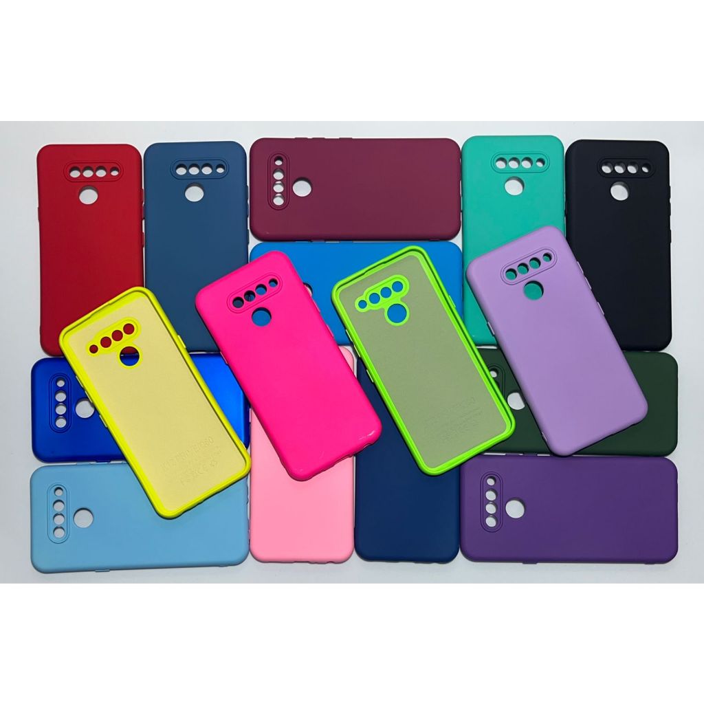 Capa case de celular LG K12 Prime silicone com proteção de câmera ...