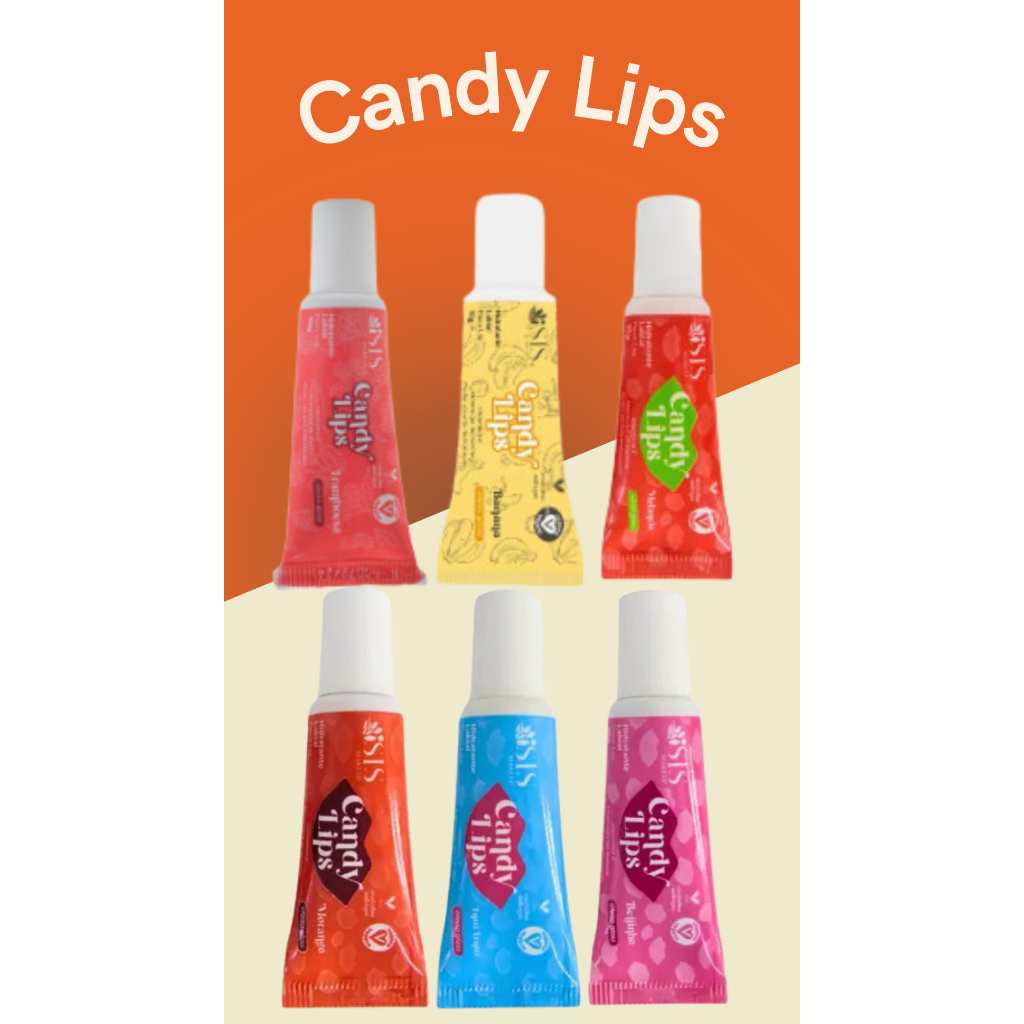 Candy Lips Gloss Hidratante Labial Melancia Morango Beijinho Banana ...
