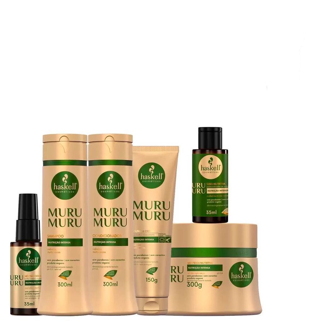 Kit Haskell Murumuru Completo com 6 Produtos 300ml | Shopee Brasil