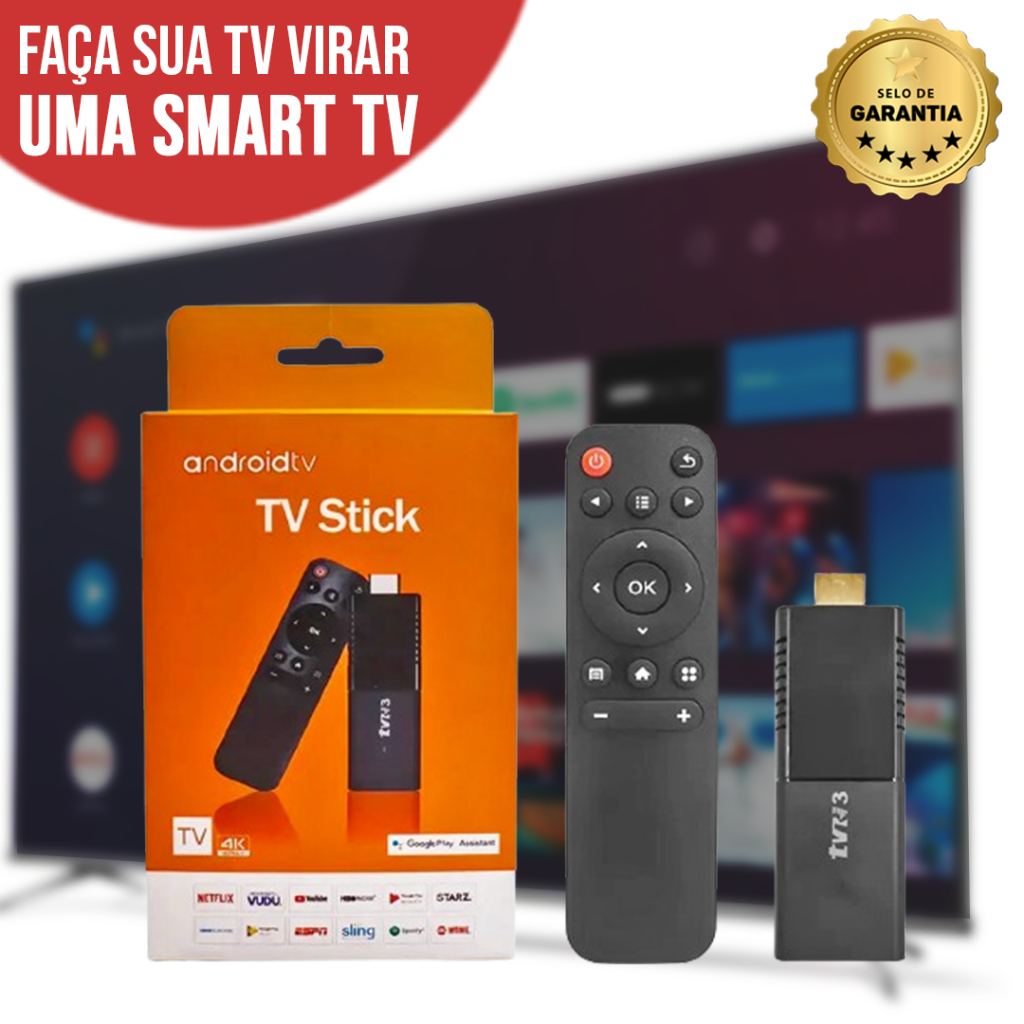 Mini Tv Stick Smart TV Android Box Fire - ENVIO IMEDIATO | Shopee Brasil
