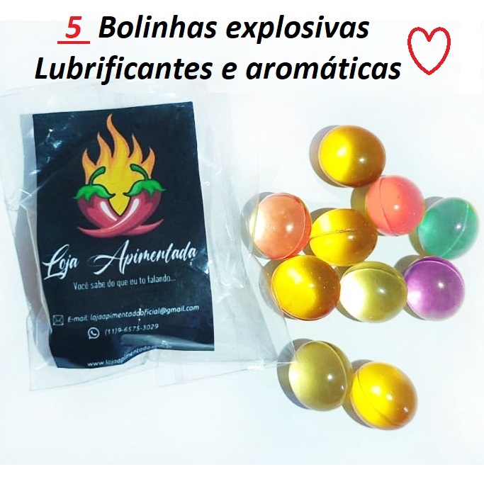 KIT BOLINHAS EXPLOSIVAS GEL LUBRIFICANTE aromáticas eróticas Sexy Shop | Shopee Brasil