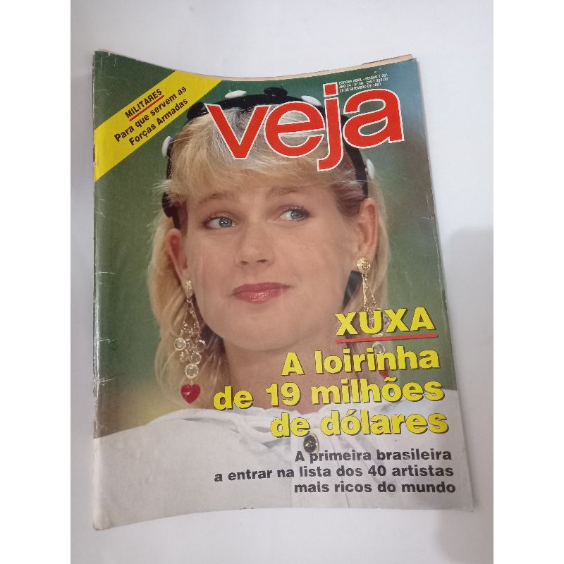 Revista Veja Xuxa 1993 antigo vintage raro anos 90 | Shopee Brasil