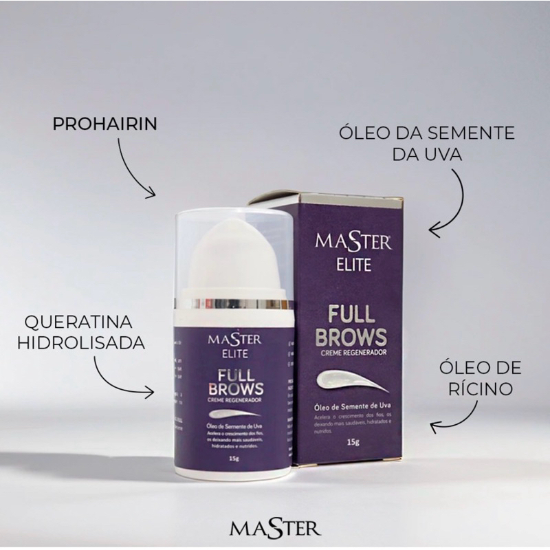 Creme Regenerador Full Brows Master 15g/ pos Lash Lifiting e Brow ...