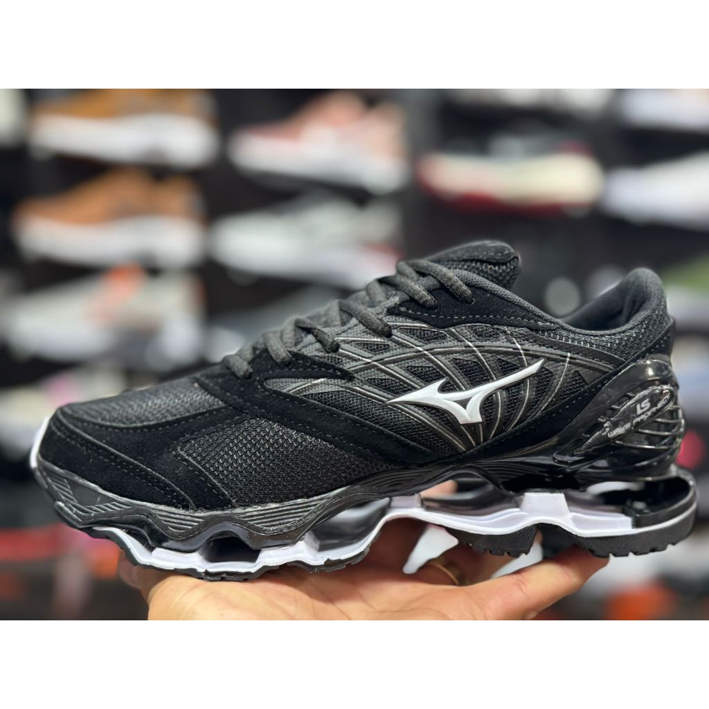Tenis mizuno Wave Prophecy ls masculino preto do 38 ao 43 | Shopee Brasil