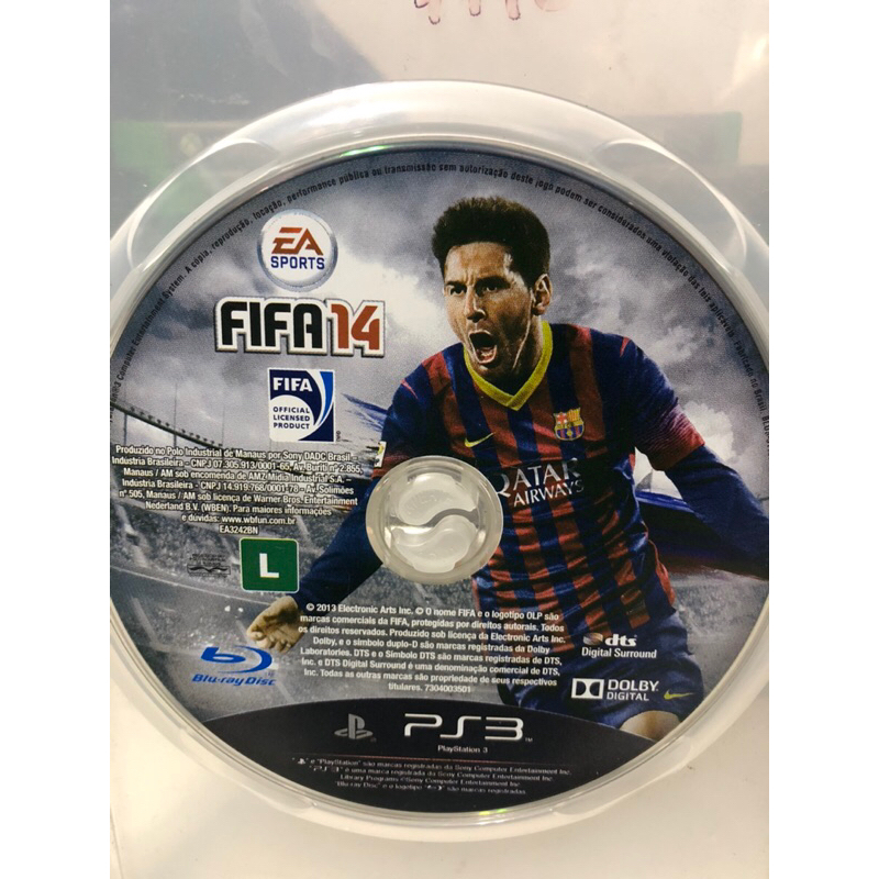 FIFA 14 PS3 mídia física | Shopee Brasil