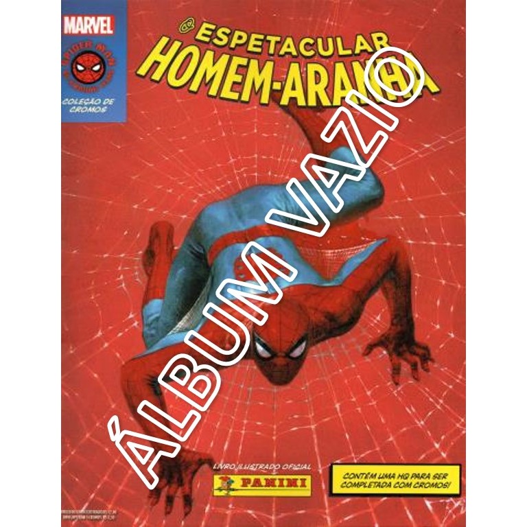 O ESPETACULAR HOMEM ARANHA 60 ANOS - ÁLBUM DE FIGURINHAS VAZIO | Shopee Brasil