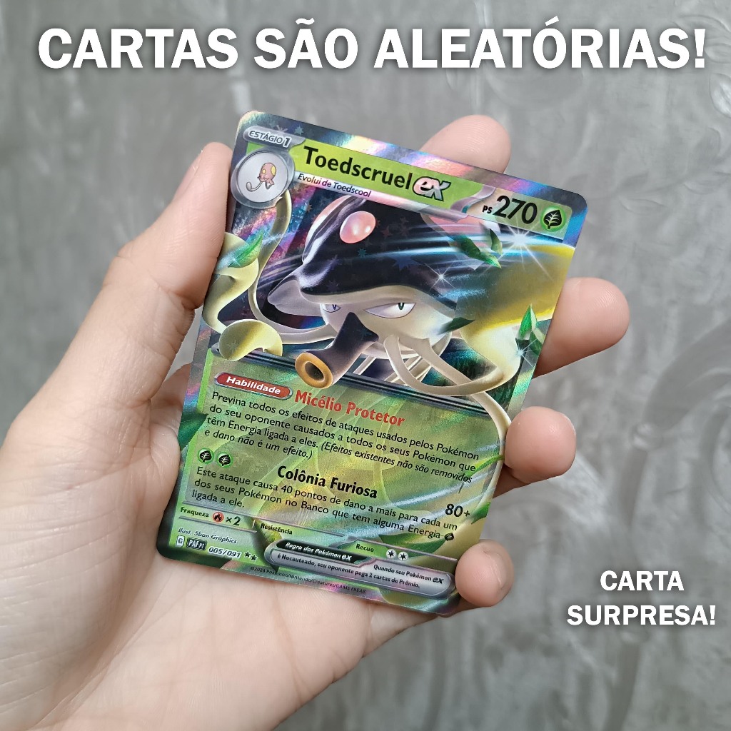 Aumente sua coleção Pokémon! 20 cartas Pokémon sem repetir + 1 Ultra ...