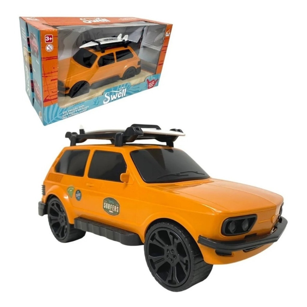 Carrinho De Brinquedo Swell Car Brasília Orange Toys menino | Shopee Brasil