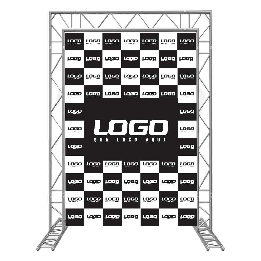 Painel Backdrop Banner Festa Eventos Em Tecido Reforçado Com Ilhós ...