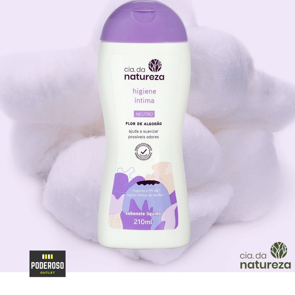 Sabonete liquido intimo NEUTRO - Cia. da natureza 210ml | Shopee Brasil